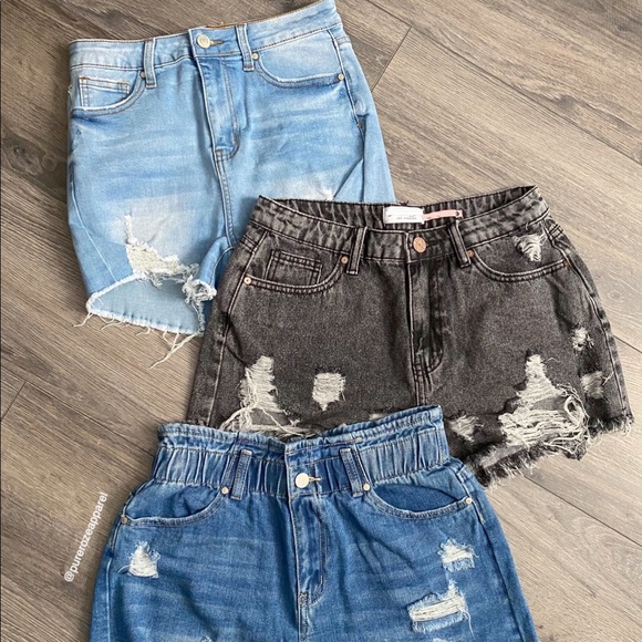 Jackets & Coats | Denim Shorts Bundle Of Three | Poshmark